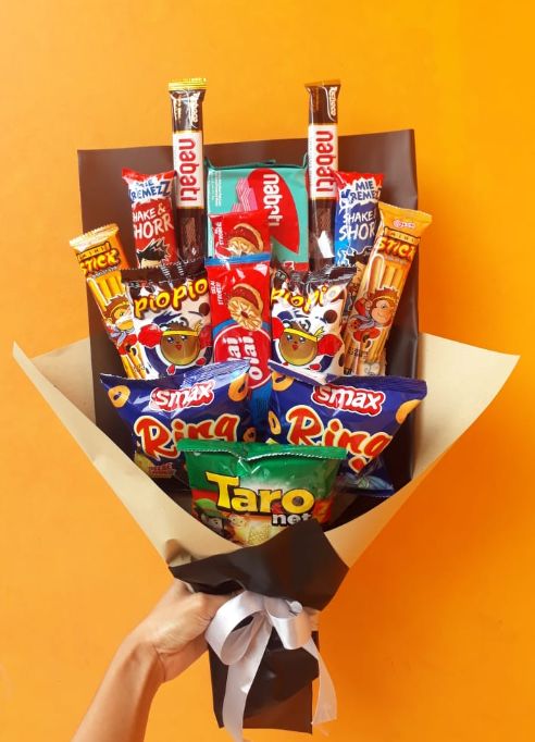 Cara Membuat Buket Snack yang Menarik dan Indah, Cocok Sebagai Hadiah ...