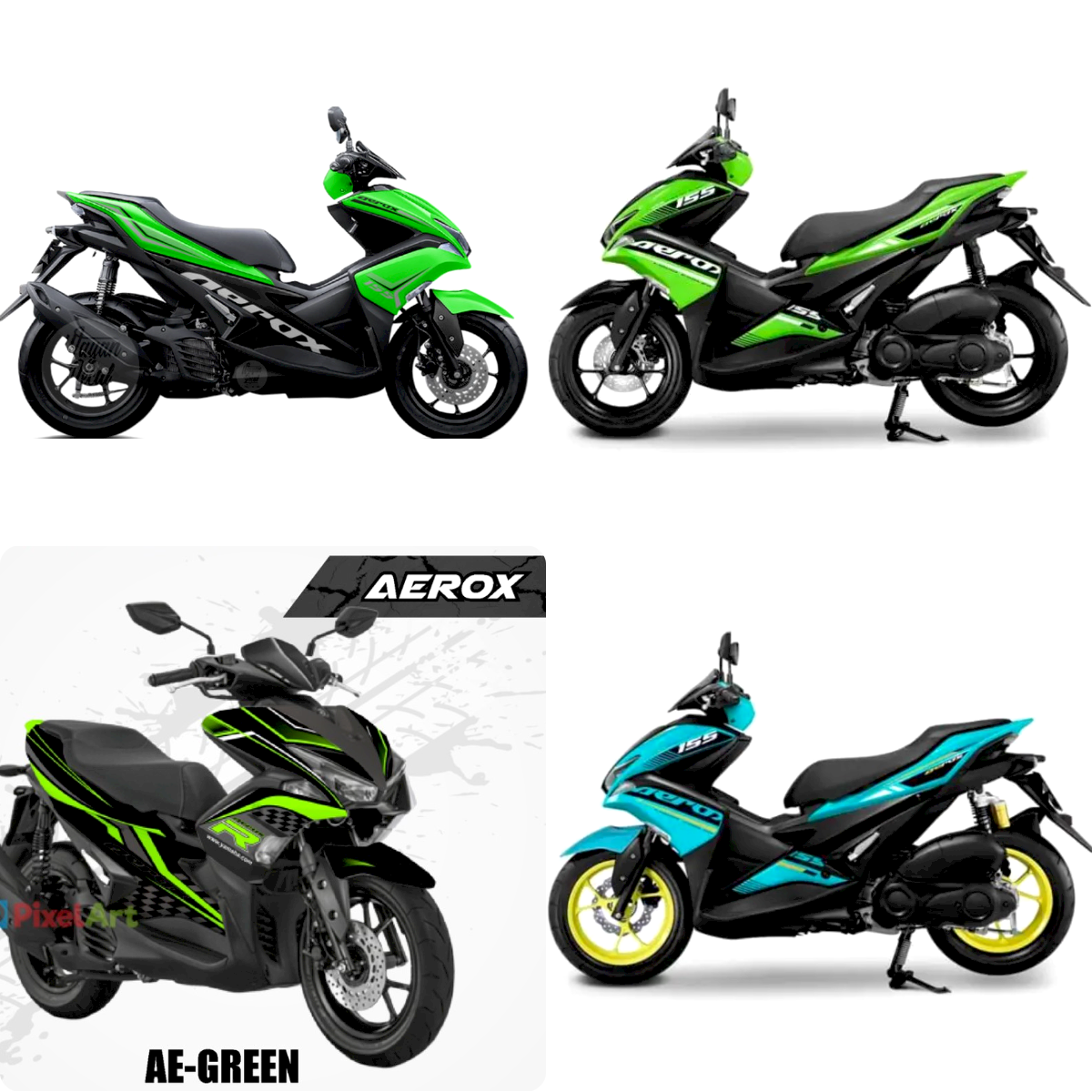 Pilihan Warna Aerox Tosca 2023: Tampil Keren Dengan Motor Matik Sporty ...