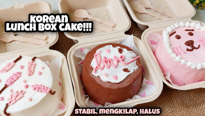 Trend Kue Korean Lunch Box Cake Kue Mini Kekinian yang Jadi Favorit ...