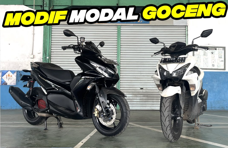 Modif Aerox 155 New Hitam Terbaru 2023, Modal Goceng – Pasundan Ekspres