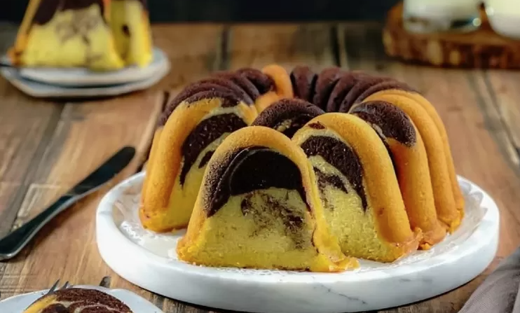 Resep Cake Marmer Lembut Dan Mengembang 100% Bahan Sederhana Ala Dapur ...
