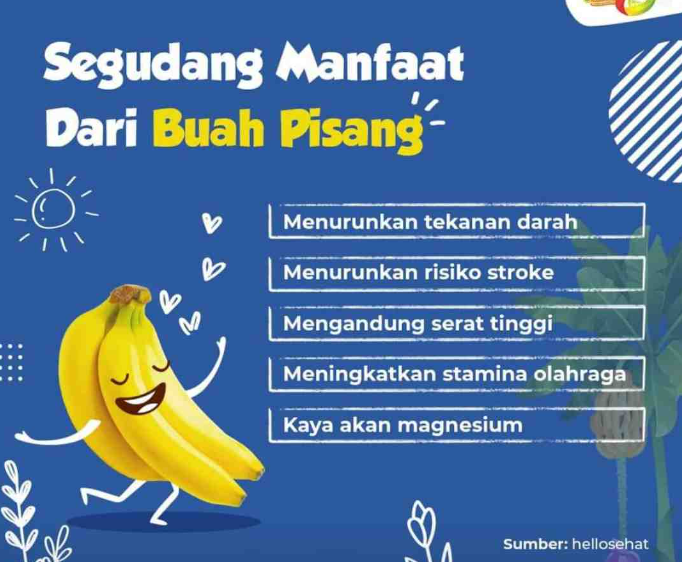 10 Manfaat Pisang Ambon, Buah Tropis Lezat yang Penuh Kesehatan ...