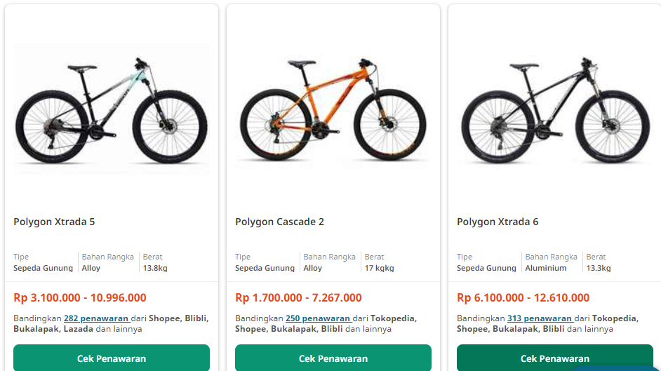 Nyari Sepeda untuk Olahraga Sore? Berikut Daftar Harga Sepeda Polygon ...