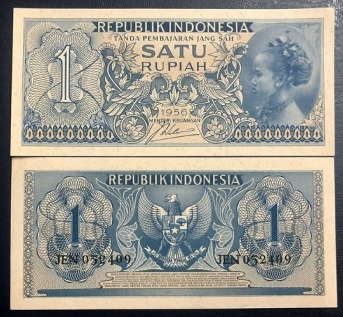 Uang Kertas 1 Rupiah Tahun 1956, Sebuah Warisan Bersejarah yang Masih ...