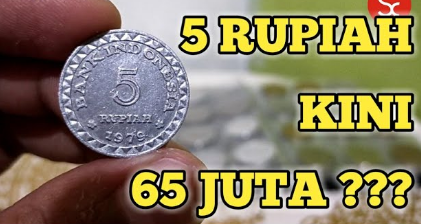 Bukan Hoxs! Uang Logam Koin 5 Rupiah Perak 1979 di Hargai Jutaan ...