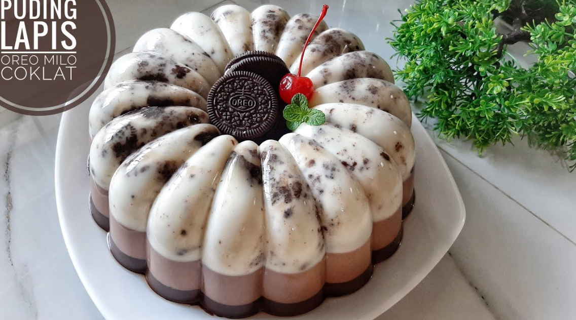 Resep Puding Agar-Agar Milo Susu Tersimpel, Sekali Nyoba Akan Sulit ...