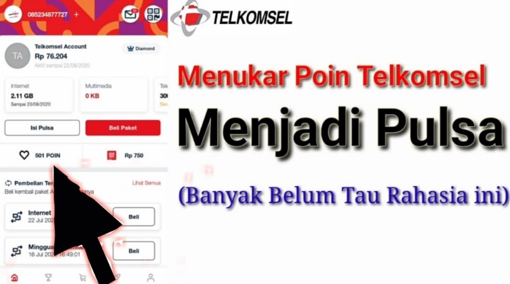 Cara Tukar Poin Telkomsel Jadi Pulsa, Cek Cara-caranya Disini ...