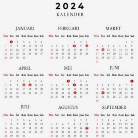 Download Kalender 2024 Lengkap dengan Hari Libur Nasional – Pasundan Ekspres