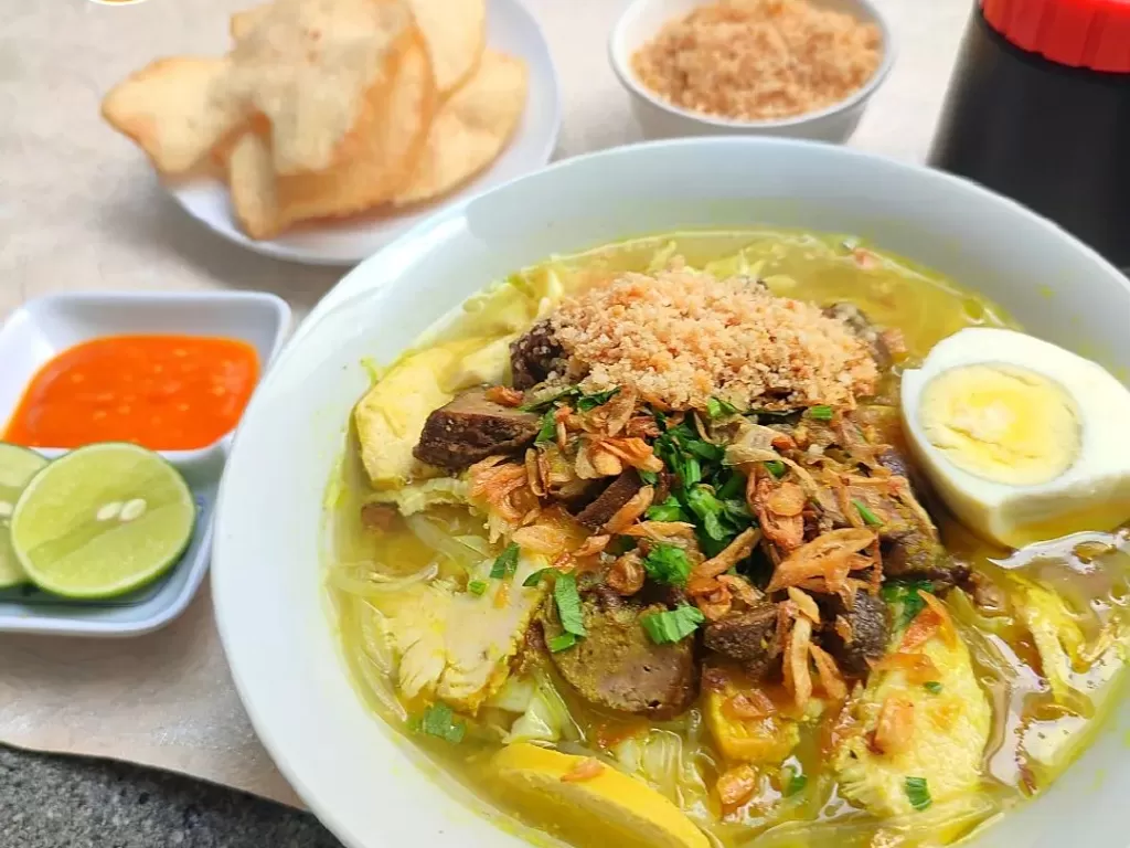 Resep Soto Ayam Lamongan Kuah Kuning, Lezatnya Bikin Nagih – Pasundan ...