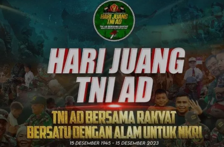 Semarakkan Hari Juang Kartika TNI AD ke-78: Unduh Banner dan Twibbon ...