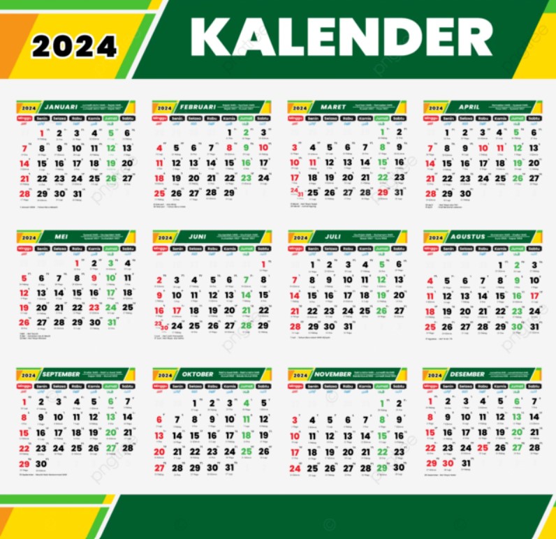Free Link Download Kalender Hijriyah 2024 PDF Gratis, Cek Link Downloadnya Disini! – Laman 2 ...