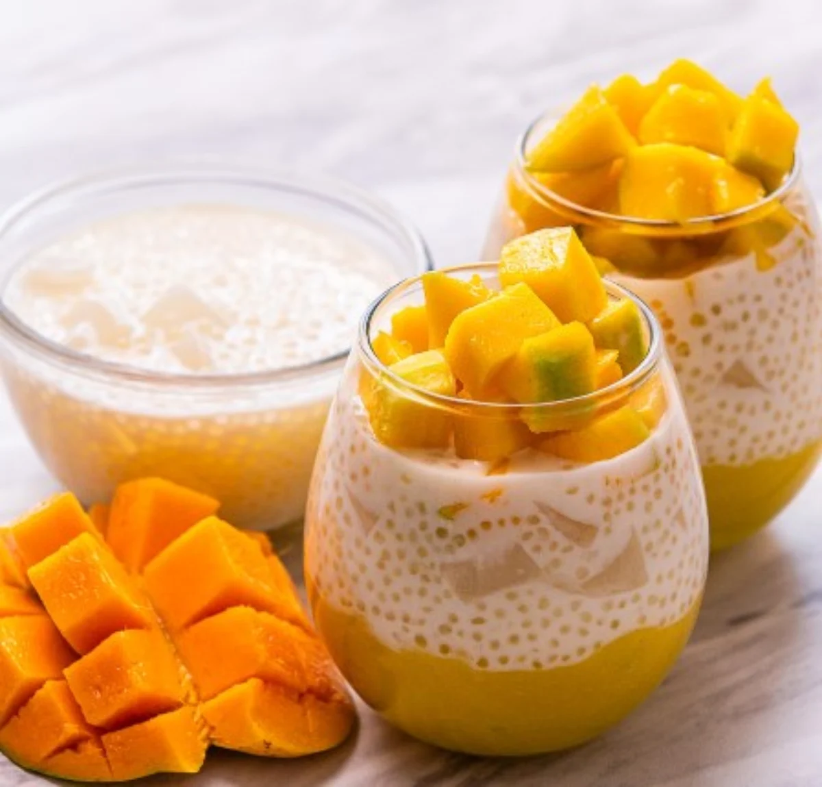 Gini, nih, Cara Buat Buko Mangga yang Creamy dan Legit Banget ...