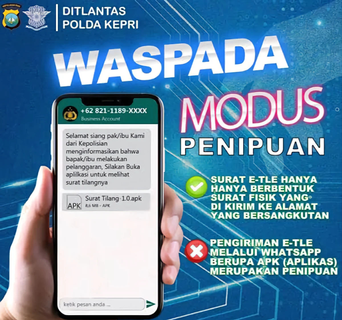 Surat Konfirmasi Tilang Kini Hadir di Whatsapp, Waspada Penipuan! – Pasundan Ekspres