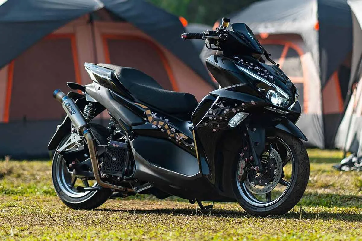 Memperhatikan Gaya dan Performa Ini Satu-satunya Modifikasi Aerox Cyber ...