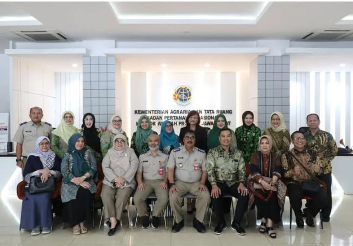 Pererat Hubungan dan Koordinasi ,Pengurus Wilayah IPPAT Jawa Barat Kunjungi Kantor Wilayah BPN ...