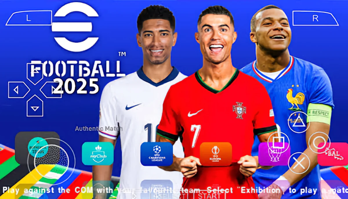 Ada yang Baru Nih! Game eFootball PES 2025 PPSSPP yang Bisa Dimainkan ...